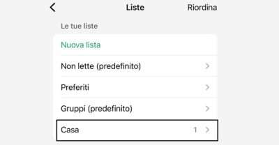 Come creare liste personalizzate su WhatsApp
