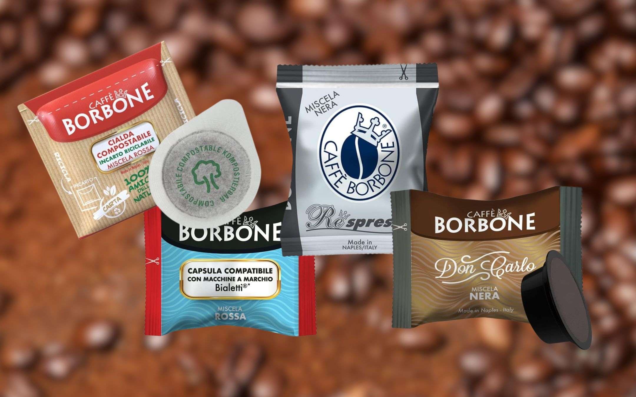 Amazon SVENDITA TOTALE Borbone: capsule e cialde in scorta da 0,14€ l'una