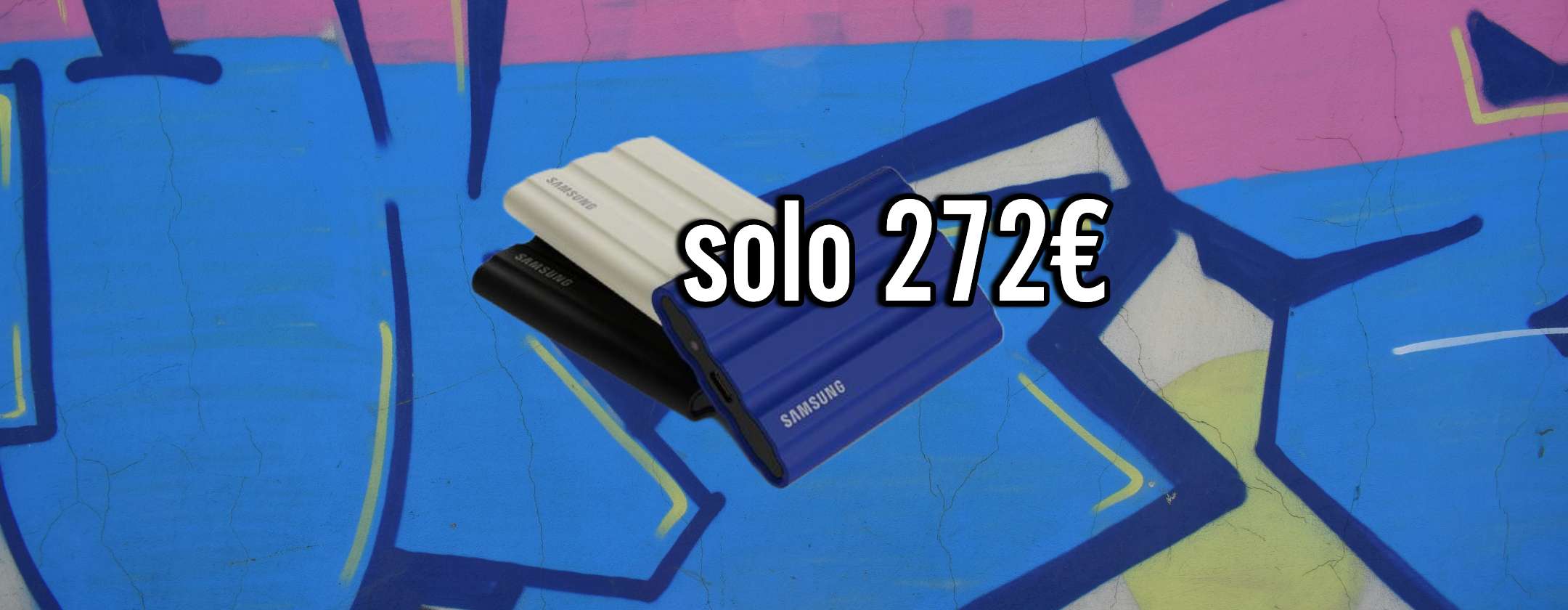 SSD Samsung Memorie T7 da 4TB a soli 272€ su Amazon Tech Week