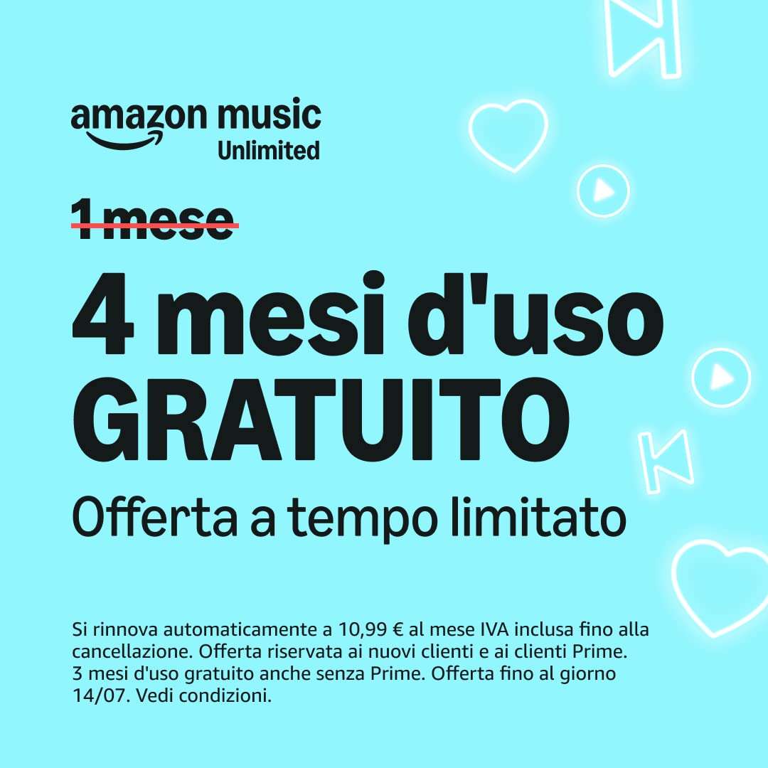 Amazon Music Unlimited: con la nuova offerta puoi avere una prova ...