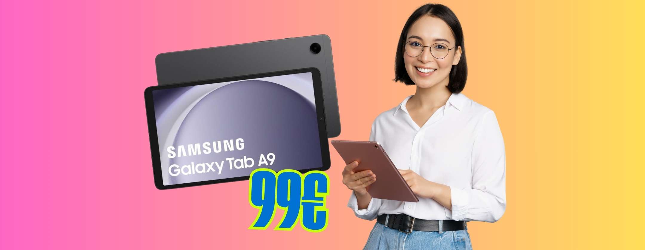 Samsung Galaxy Tab A9 da 8,7" in offerta al 46% è il tablet più conveniente