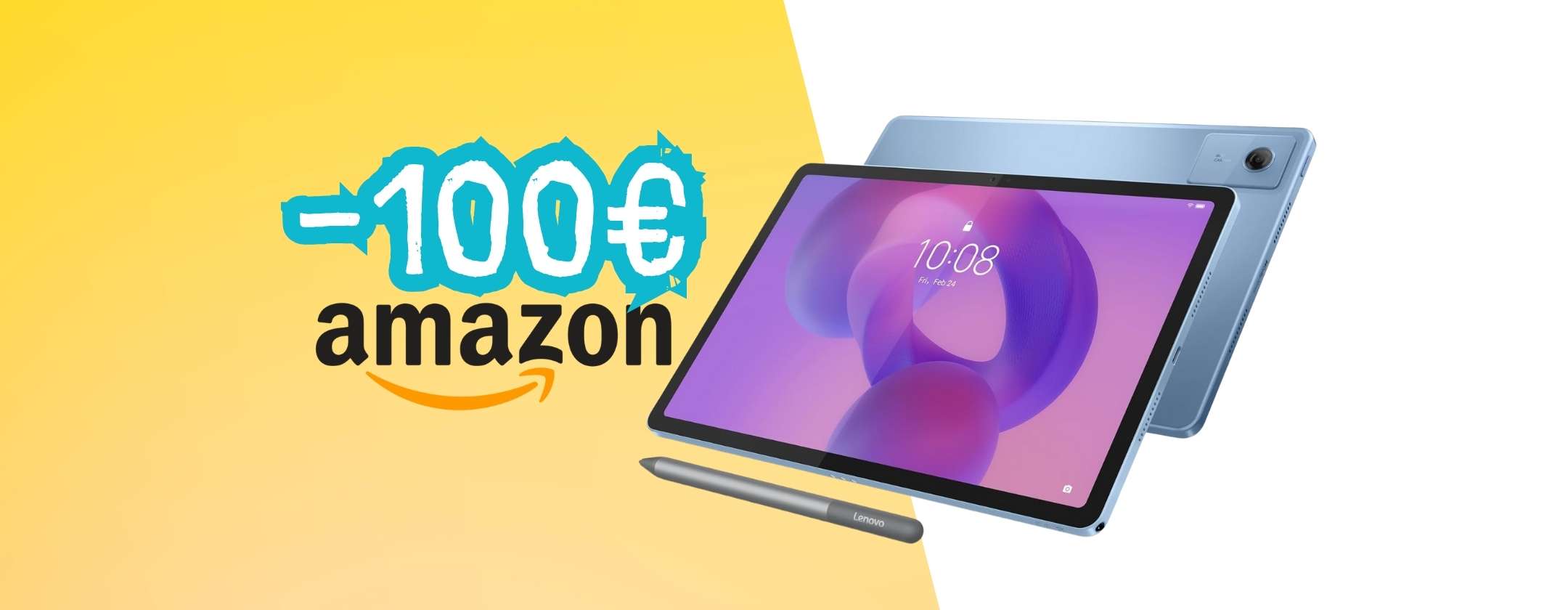 Lenovo Idea Tab da 11", 128GB e Tab Pen inclusa oggi a 100€ in meno