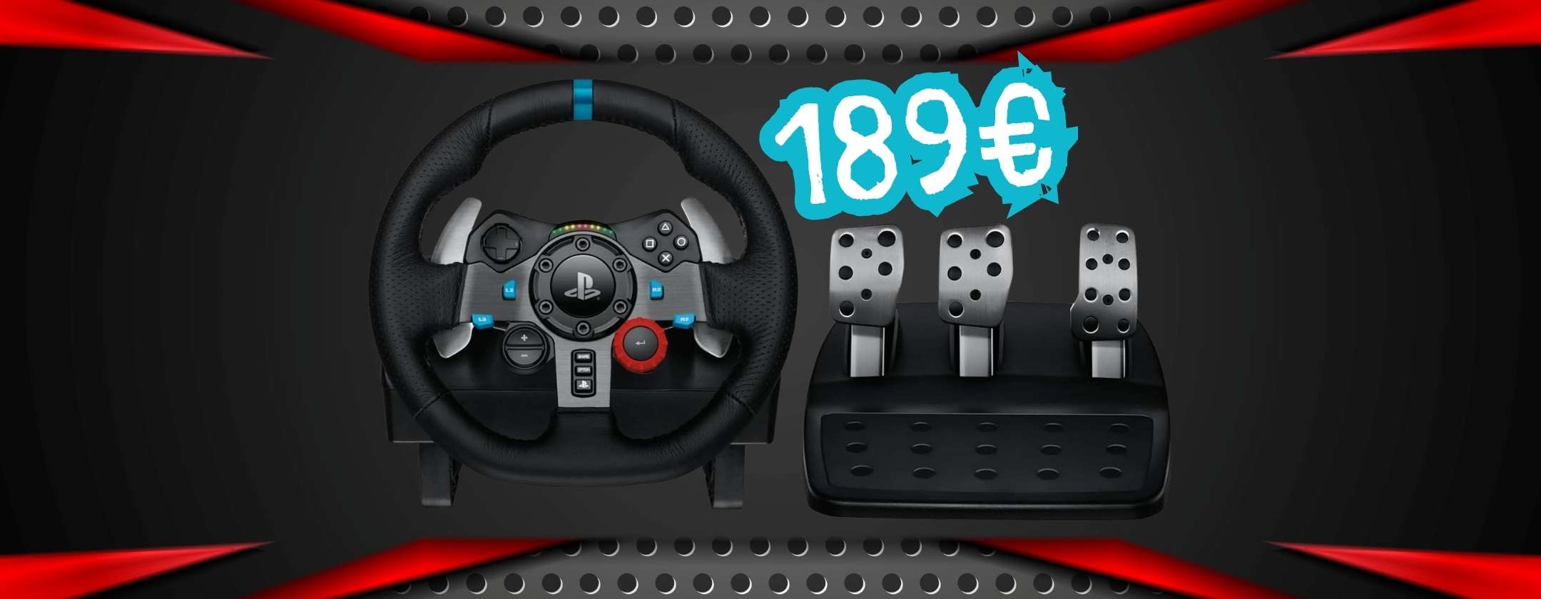 Logitech G G29 Driving Force: volante da corsa e pedali a prezzo shock ...