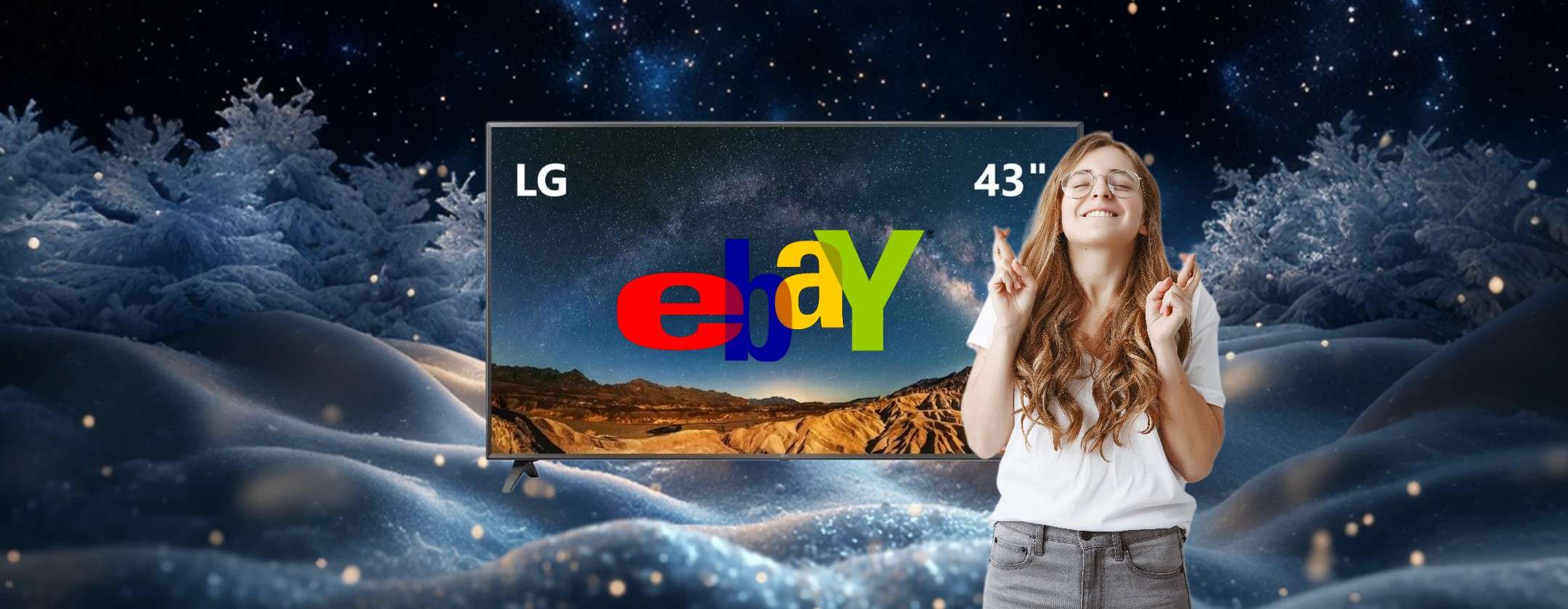 Smart TV LG 4K 43" a soli 252€ con il coupon di eBay
