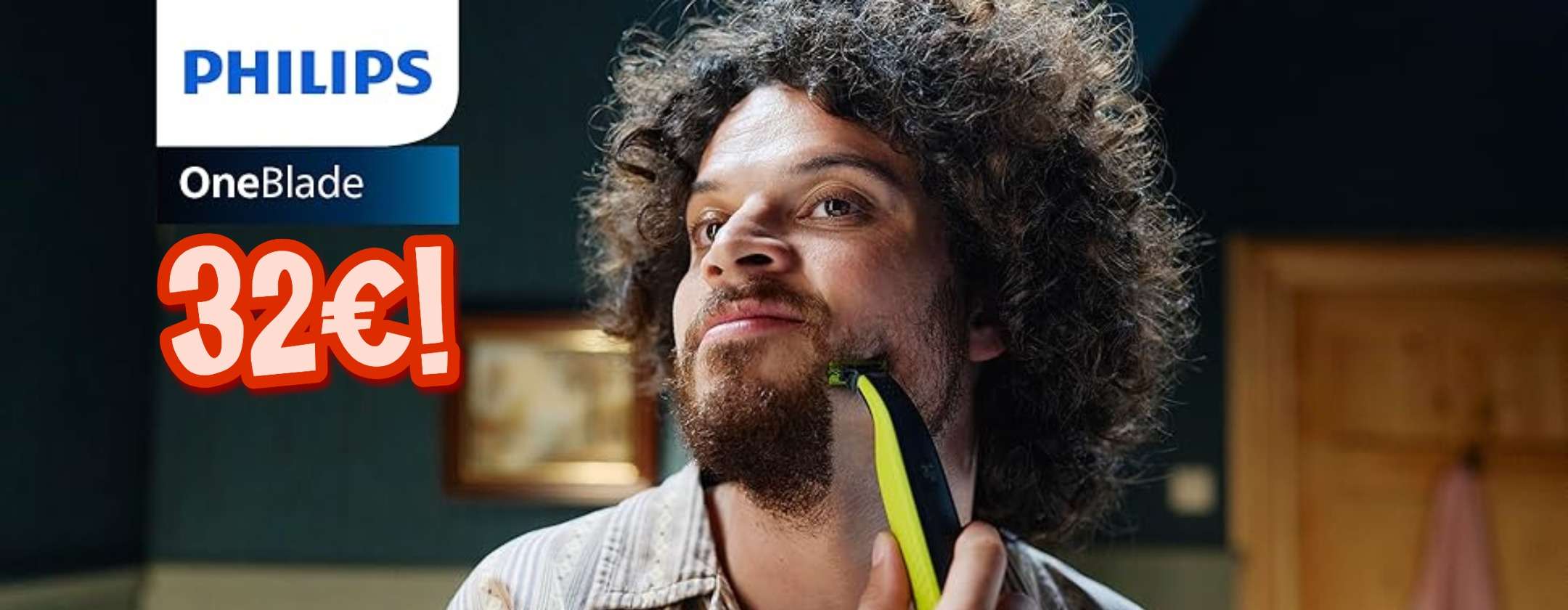 Precisione e zero irritazioni: Philips OneBlade 360 a 32€ per il Black ...