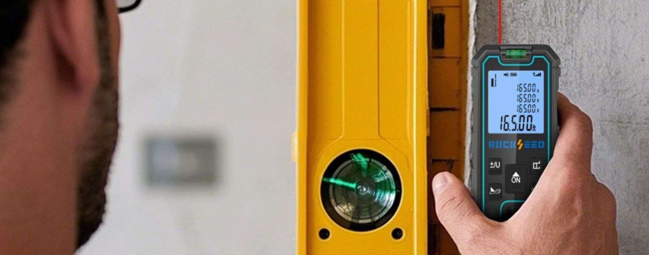 Metro Laser: misura precisa e doppia livella a bolla in offerta a 27€