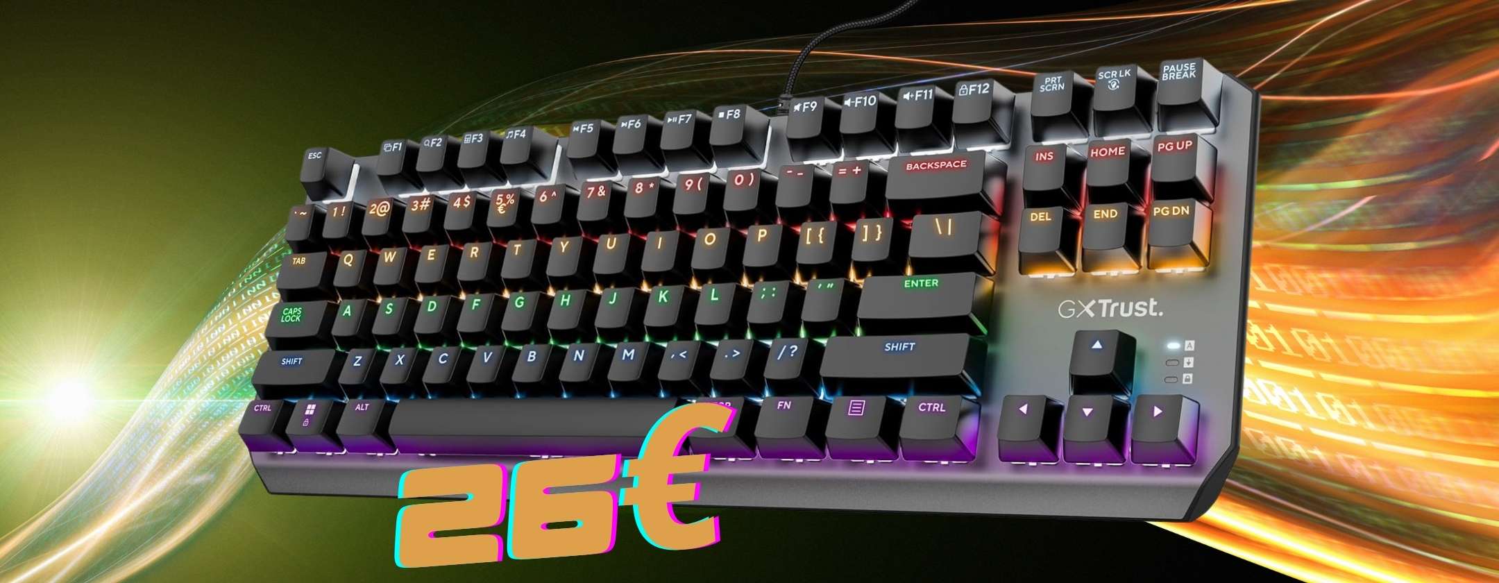 GXTrust 834 TKL compatta: mini tastiera da gaming per fare un upgrade ...