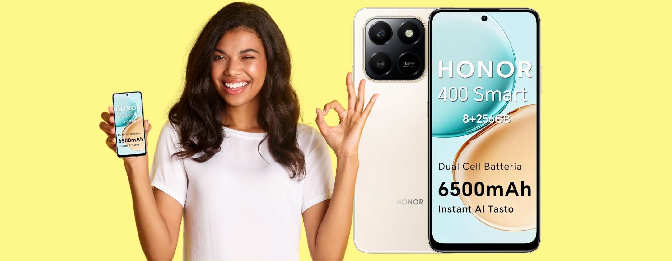 HONOR 400 Smart è un entry level con prestazioni da mid range e costa ...
