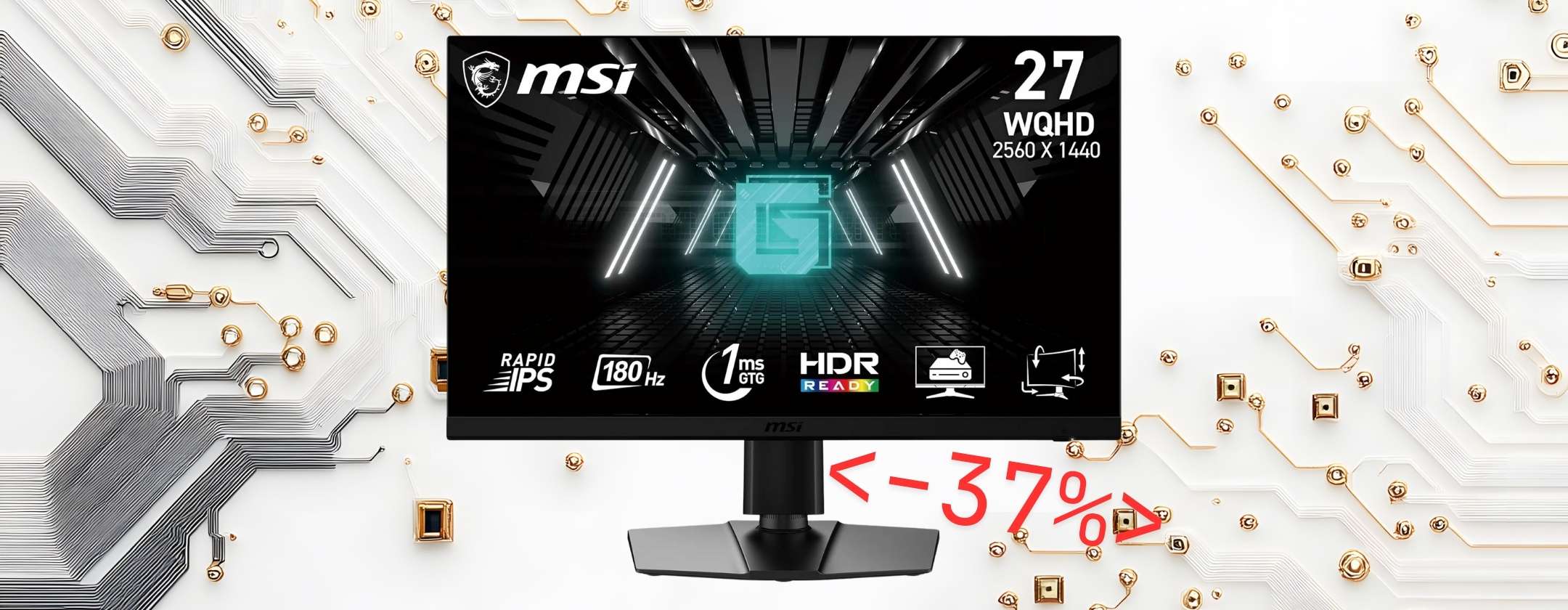 Giochi più reali e immersivi con il monitor da Gaming MSI da 27 pollici ...