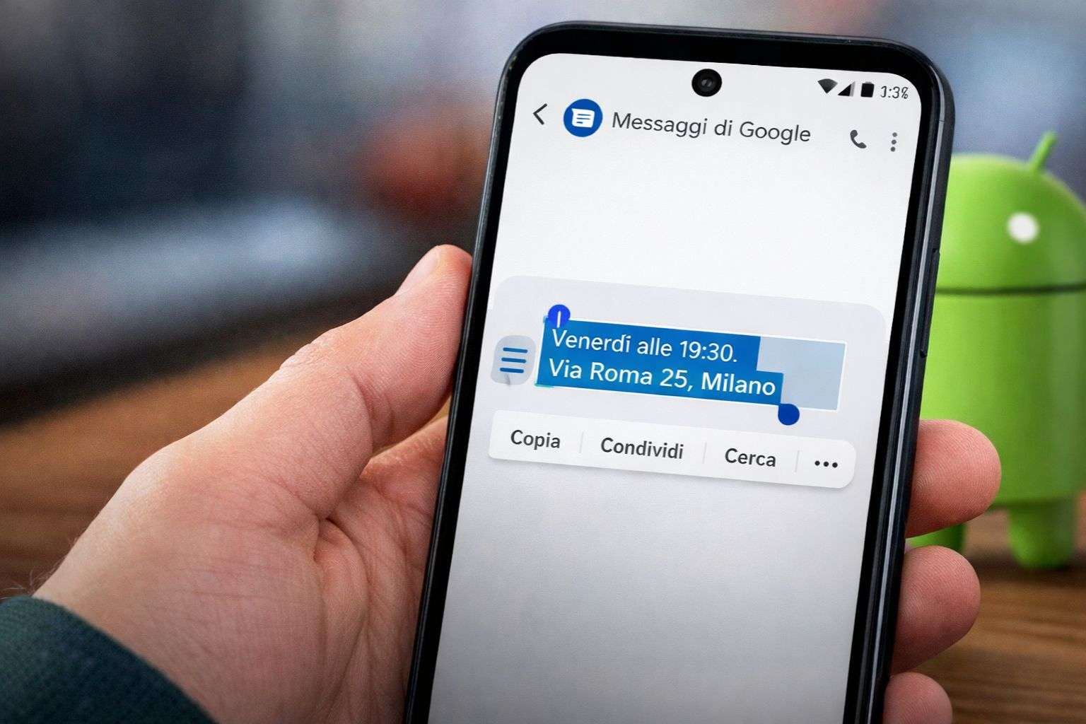 Google Messages: arriva la copia selettiva dei messaggi su Android