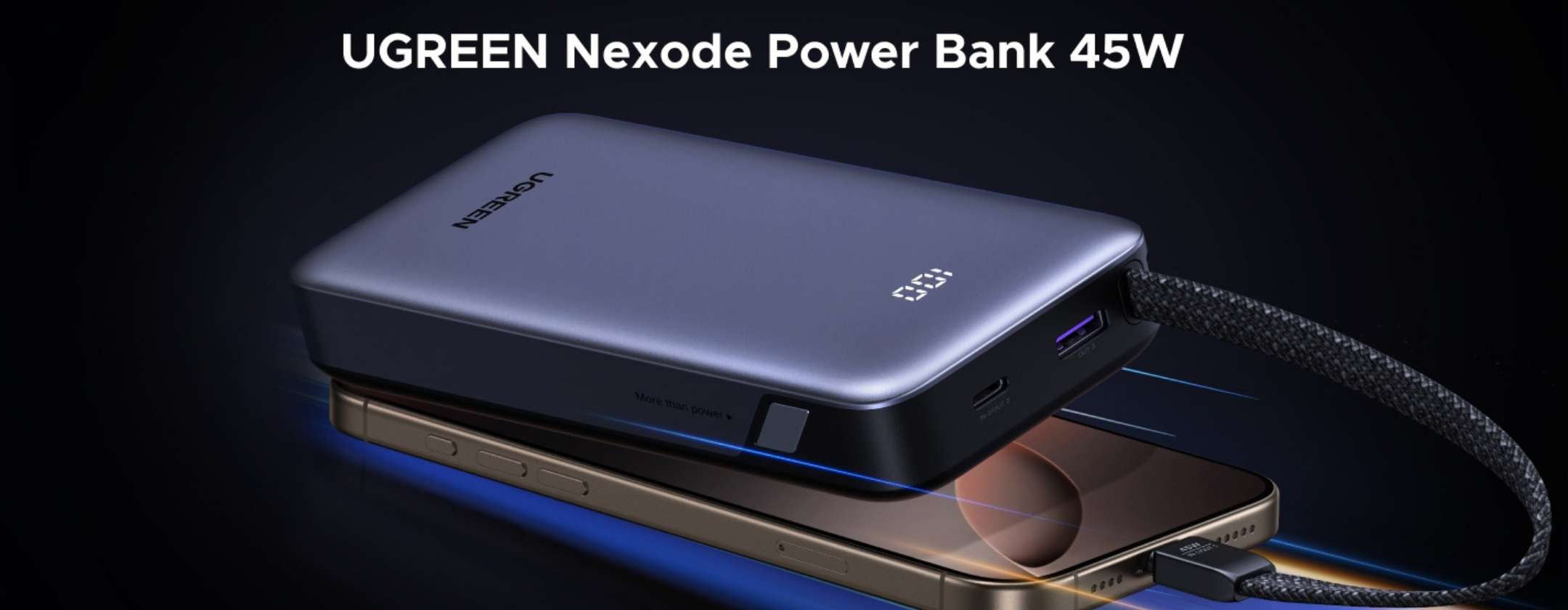 Power Bank da 45W con 20000mAh: dimentica la batteria scarica