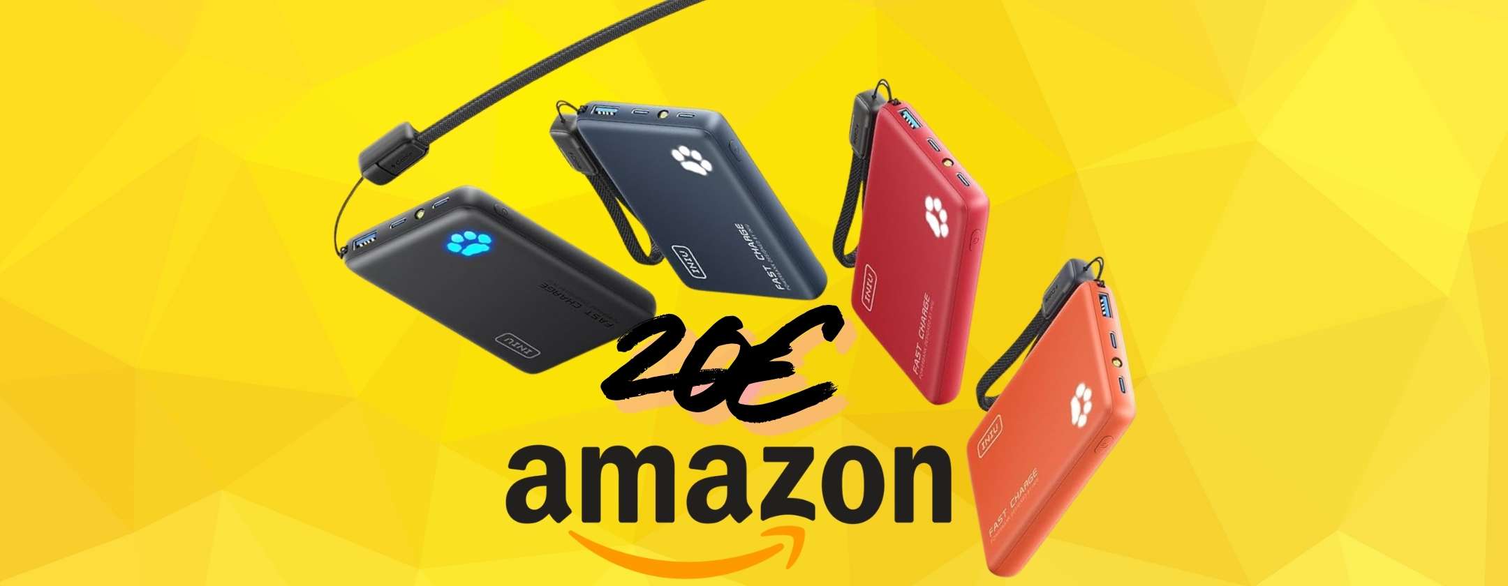 Power Bank piccolo e potente da 10000mAh per non rimanere con la ...